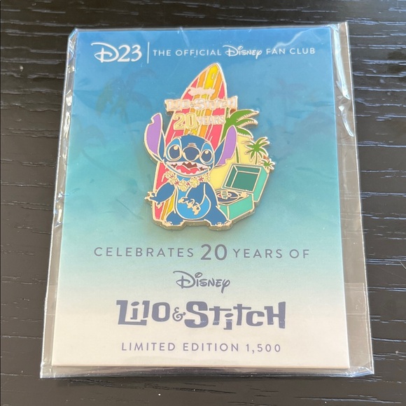 Disney | Jewelry | Disney D23 Lilo And Stitch 2 Years Of Disney Le 500 ...